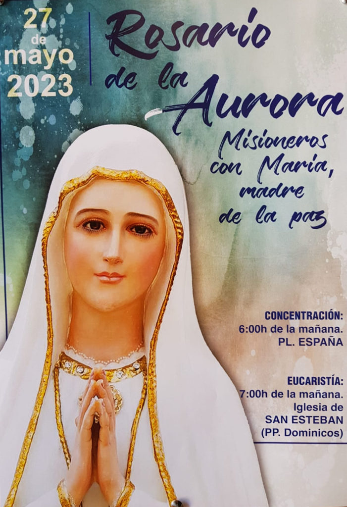 Salamanca Celebrará El Rosario De La Aurora El 27 De Mayo Diócesis De